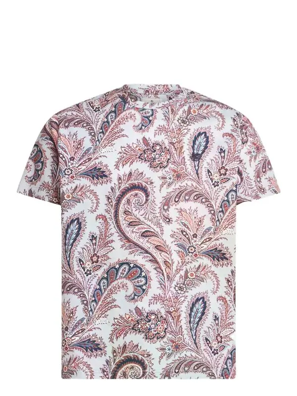 Etro Floral-print T-shirt - White
