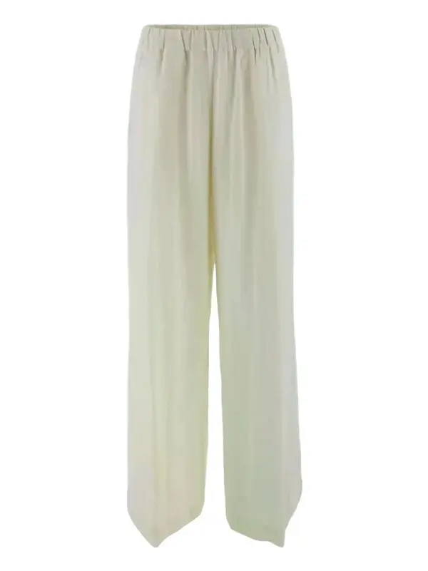 GENTRYPORTOFINO Flared Trousers - White