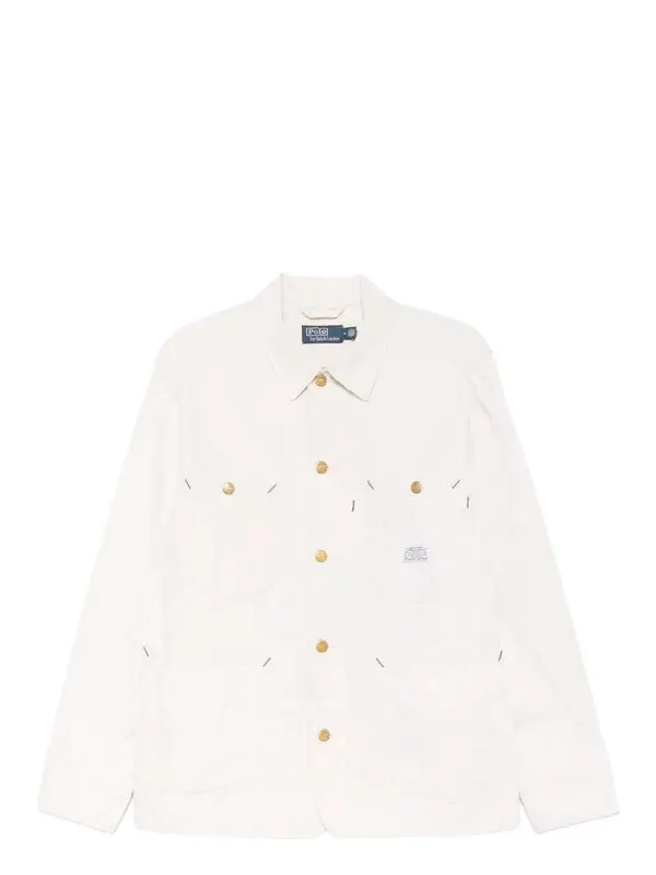 Polo Ralph Lauren Logo-patch Overshirt - Neutrals