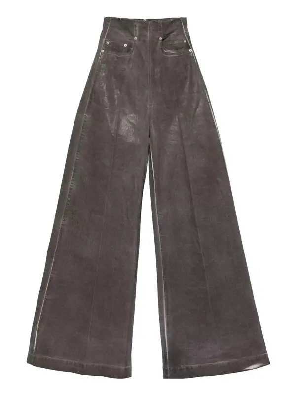 Rick Owens Wide Leg Trousers - Grey