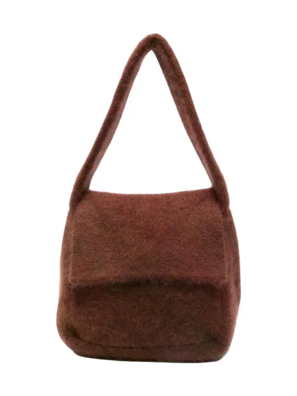 AYA MUSE Textured Shoulder Bag - Brown