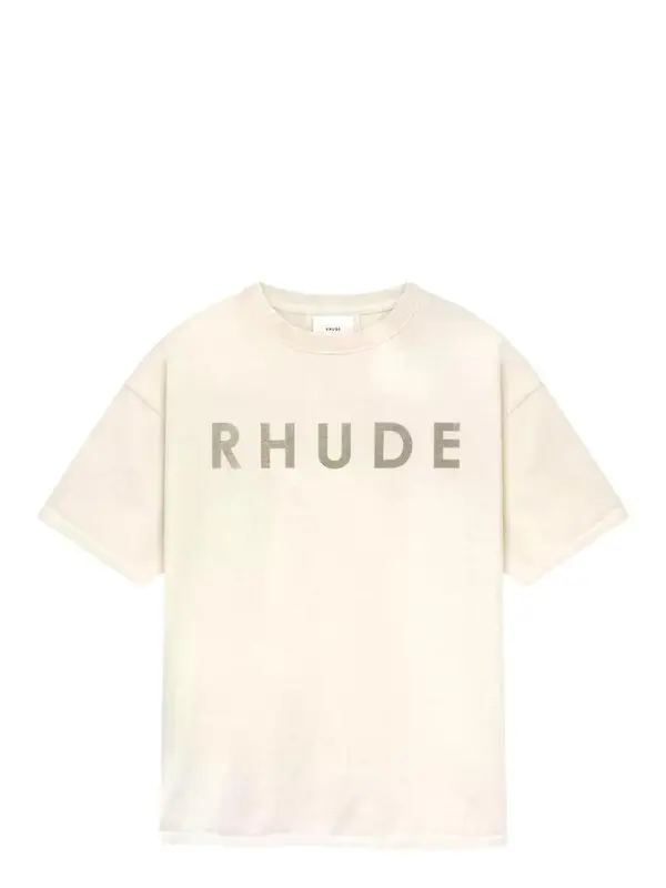 Rhude Distressed-effect T-shirt - White