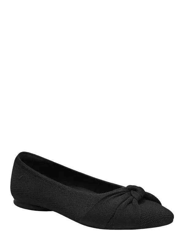 Vivaia Bibi -toe Knotted Flats - Blk