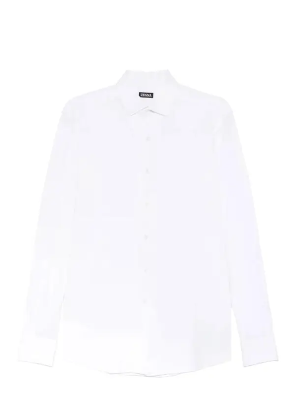 Zegna Piqué Shirt - White