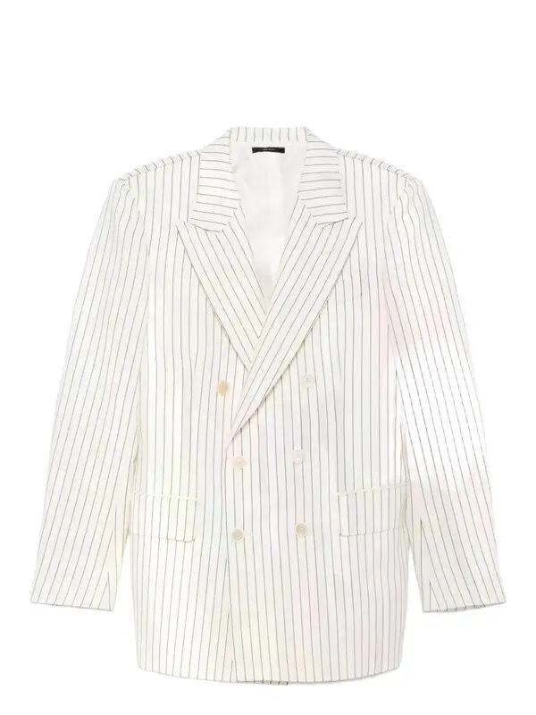 TOM FORD Striped Blazer - Neutrals