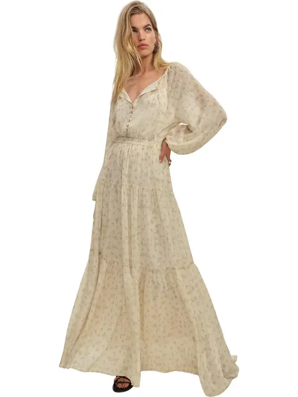 REFORMATION Becca Maxi Dress - Ivory