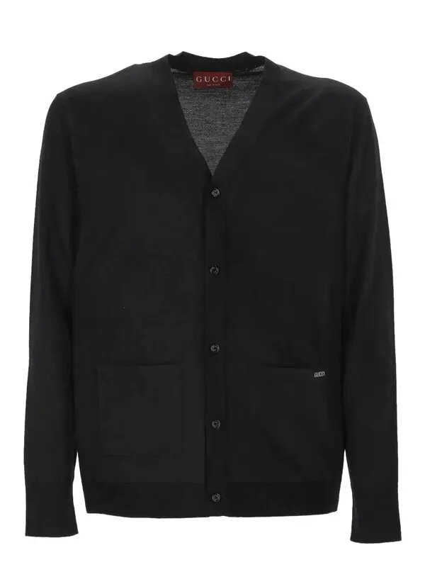 Gucci Wool Cardigan - Black