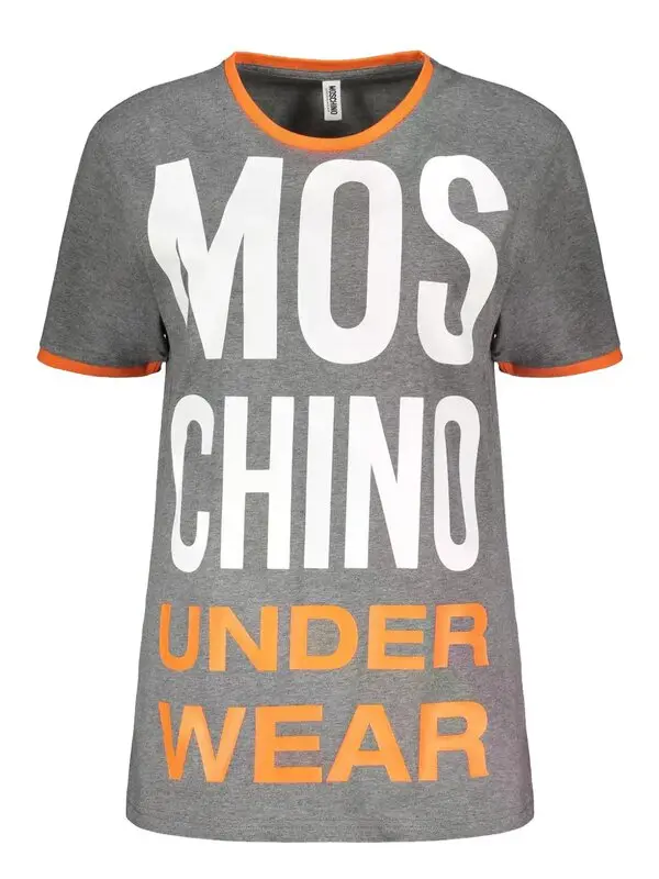 Moschino Stretch-cotton T-shirt - Grey