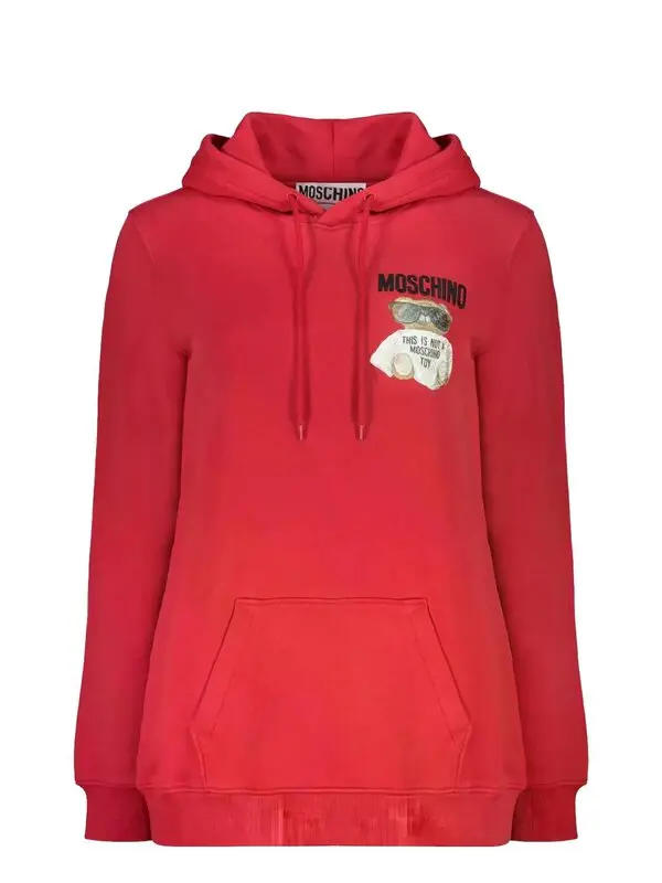Moschino Cotton Hoodie - Red