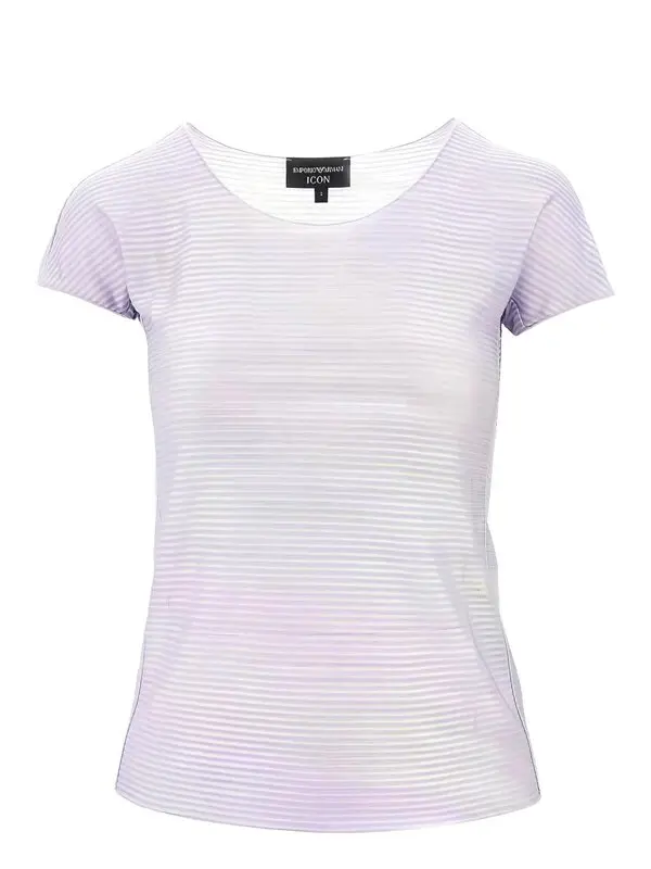 Emporio Armani Striped T-shirt - Purple