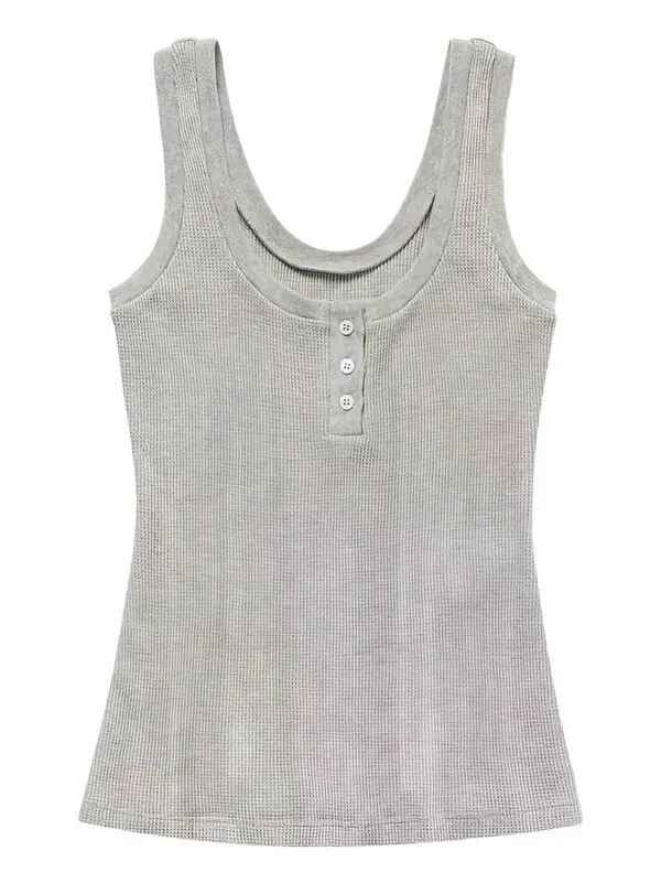 1989 STUDIO Textured Tank Top - Grey