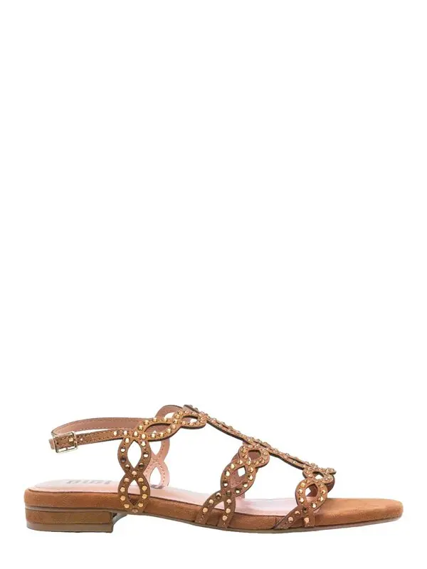 BIBI LOU Kai Flat Sandals - Brown
