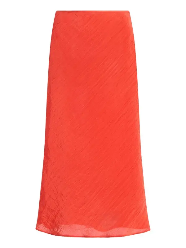 Sir The Label Ligera Maxi Skirt - Orange