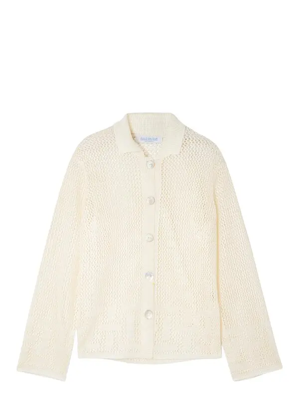 Calle Del Mar Crocheted Cardigan - Neutrals