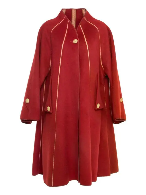 YANGKEHAN Ripple Coat - Red