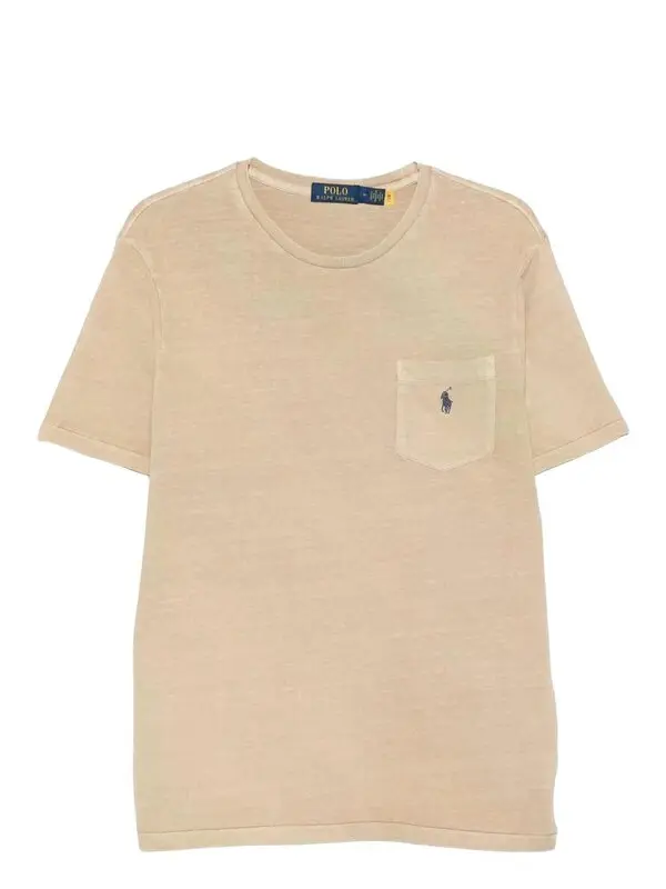Polo Ralph Lauren Polo Pony-embroidered T-shirt - Neutrals