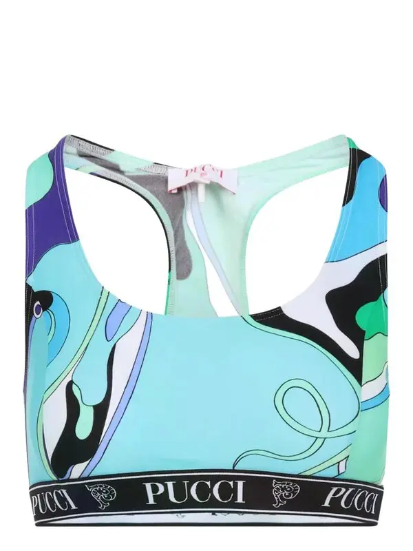 Emilio Pucci Graphic-print Tank Top - Blue