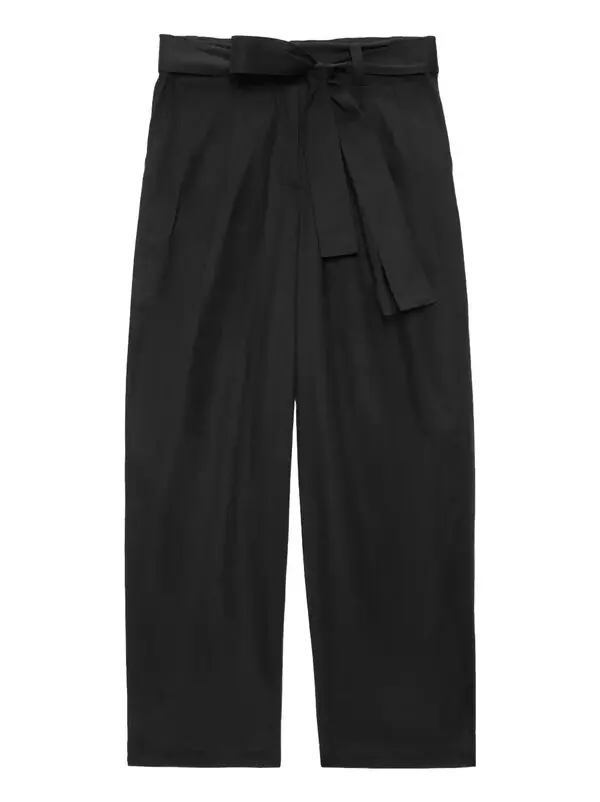 MSGM Belted Trousers - Black