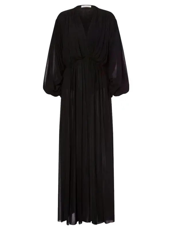 Philosophy Di Lorenzo Serafini V-neck Maxi Dress - Black