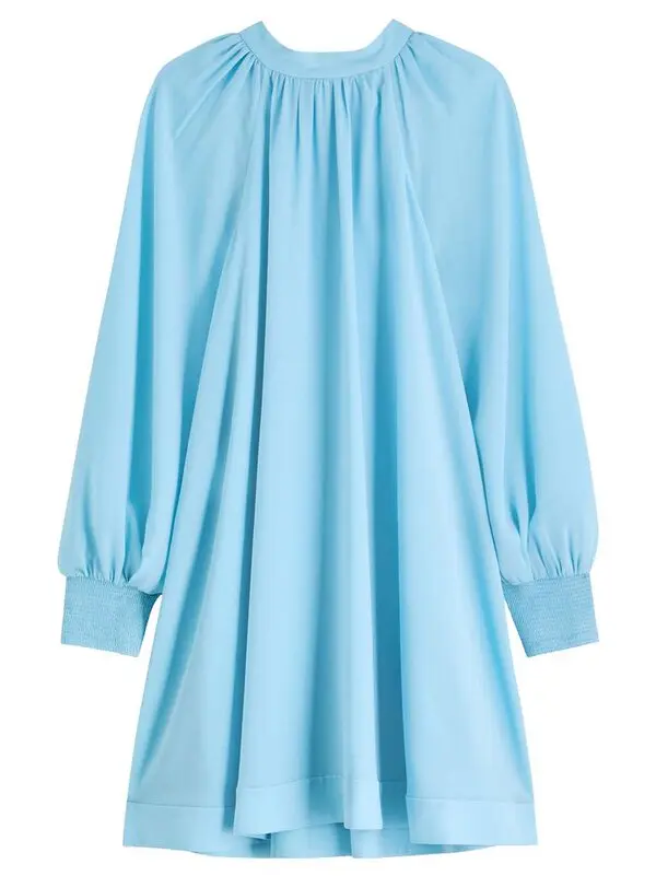 Alice + Olivia Gracen Trapeze Mini Dress - Blue