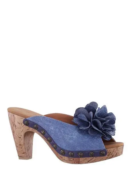 Nina Veneto Sandal - Denim