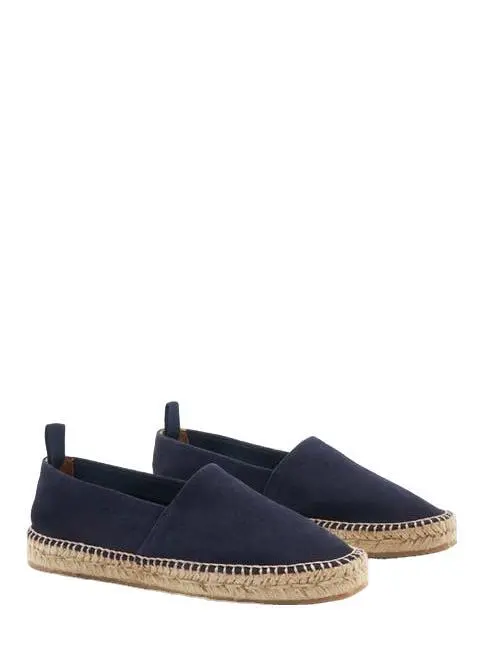SCAROSSO Lola Espadrilles - Blue - Suede