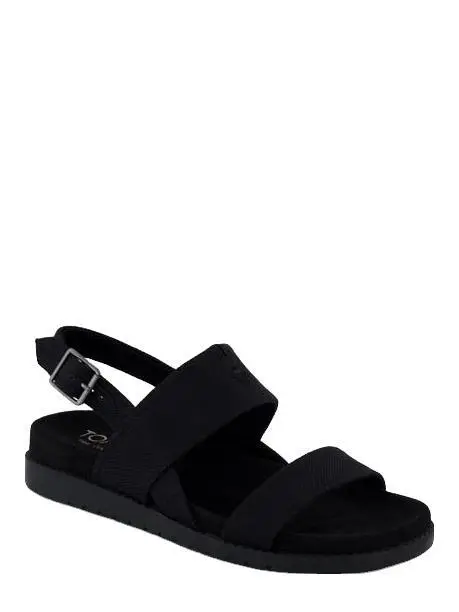 Toms Marin Slingback Sandal - Black