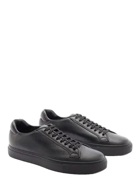 SCAROSSO Ugo Low-top Sneakers - Black - Deer