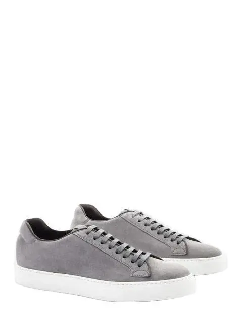 SCAROSSO Ugo Low-top Sneakers - Grey - Suede