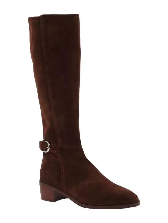 Aquatalia Weatherproof Knee High Boots - Brandy Suede