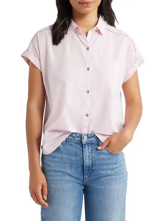 BEACHLUNCHLOUNGE Lane Dolman Sleeve Shirt - Pale Pink