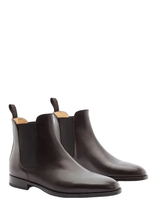 SCAROSSO Giacomo Chelsea Boots - Brown Calf