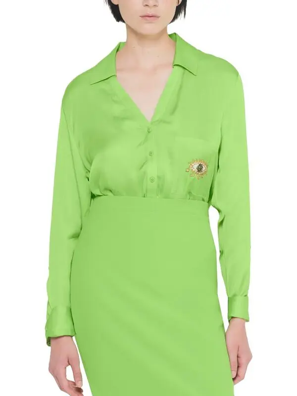 AS By DF Evil Eye Shirt - Paradise Green