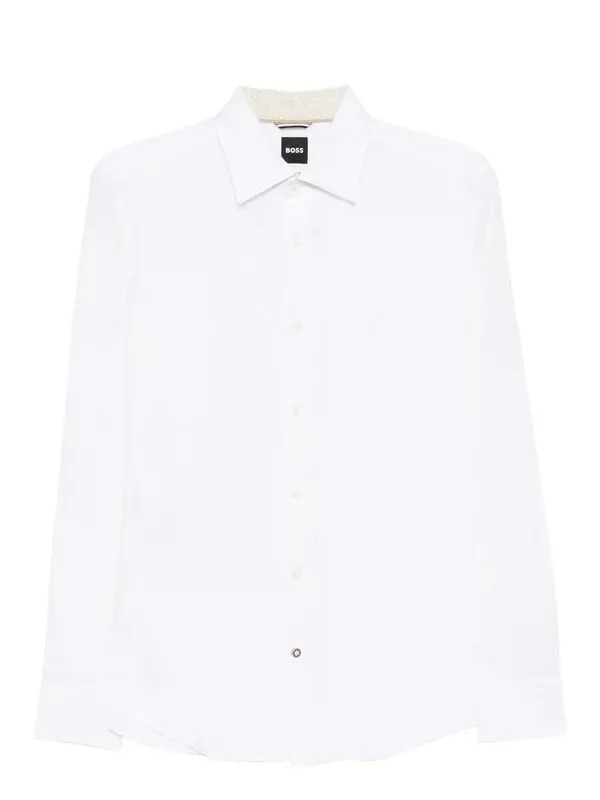 BOSS Long-sleeved Shirt - White
