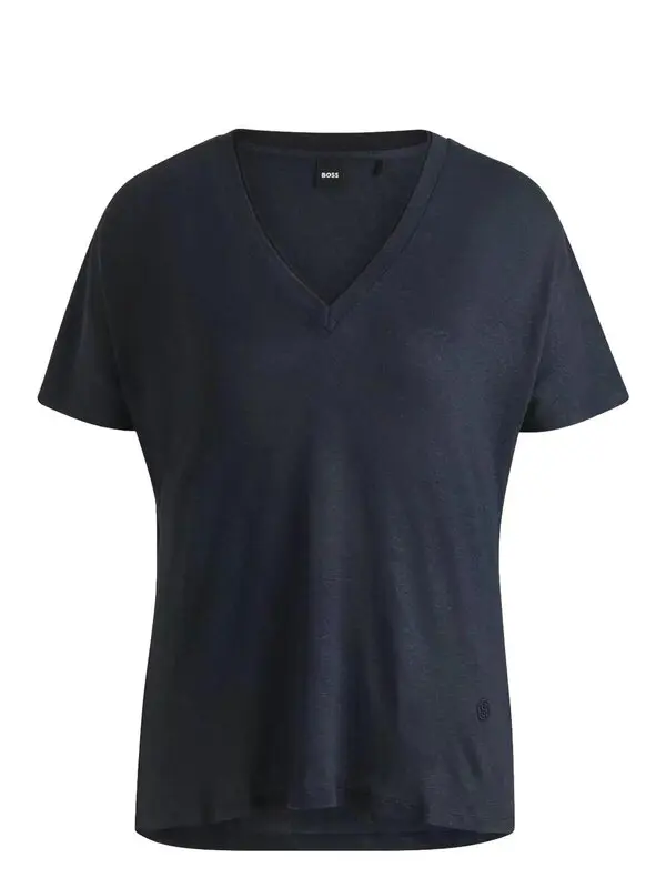 BOSS V-neck T-shirt - Blue