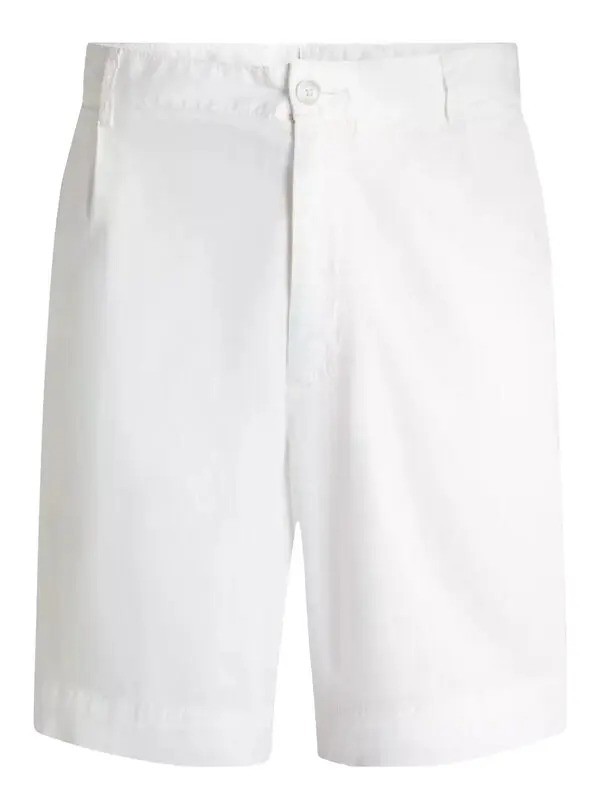 Hugo Boss Straight-leg Chino Shorts - White