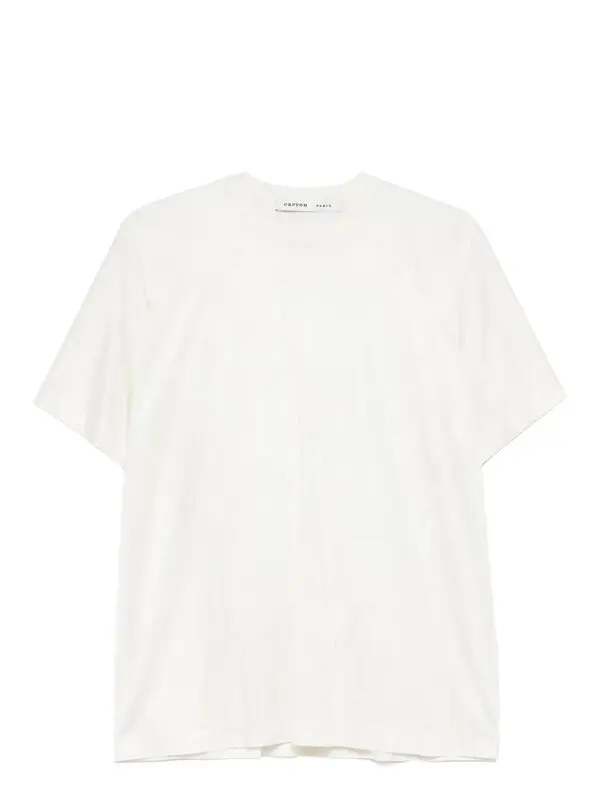 Carven Silk T-shirt - Neutrals