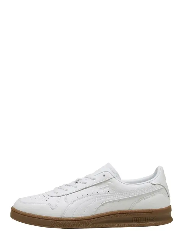 PUMA Leather Indoor Sneakers - White