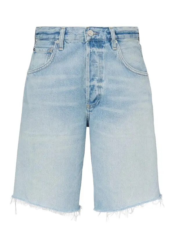 Citizens Of Humanity Ayla Mid-rise Denim Shorts - Blue