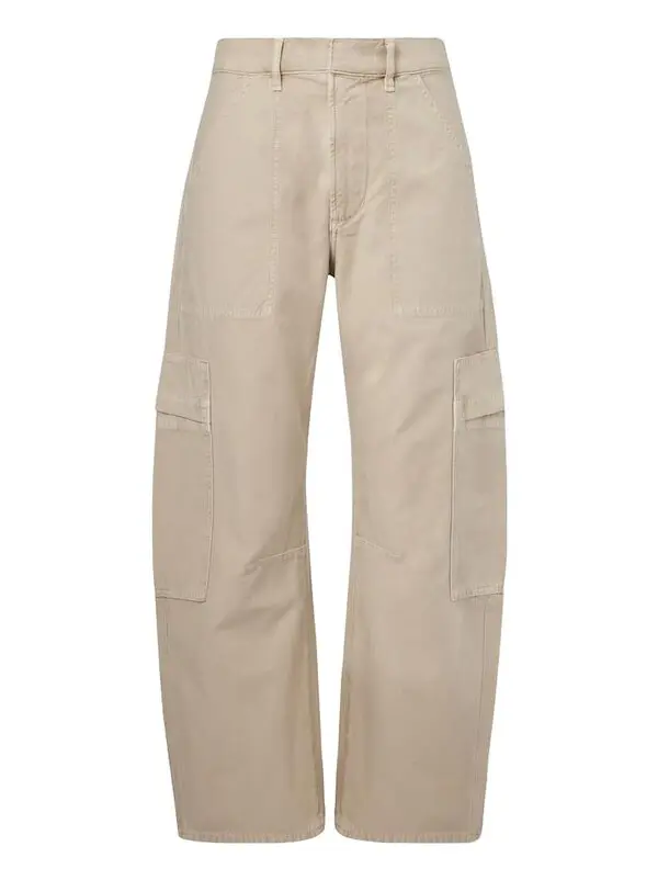 Citizens Of Humanity Marcelle Mid-rise Cargo Pants - Neutrals
