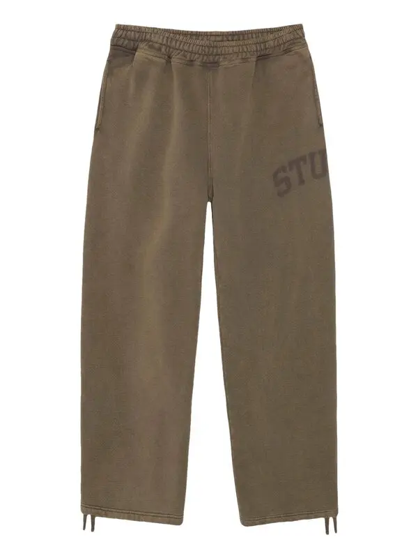 StÜssy Faded Graphic Fleece Pant 'olive - Brown