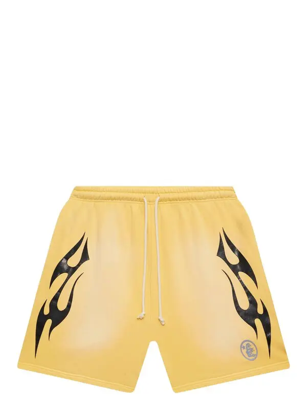 HELLSTAR Flame Shorts - Yellow