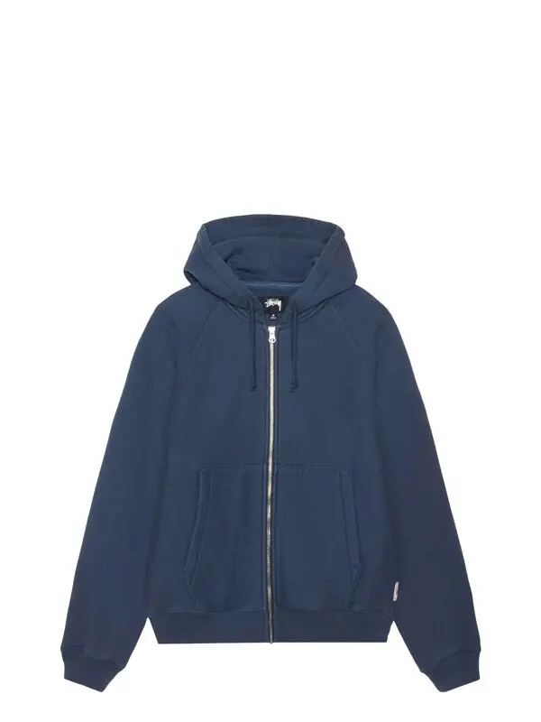 StÜssy Raglan Zip Hoodie - Blue