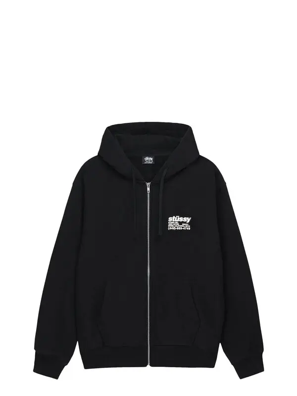 StÜssy Dna Zip Hoodie - Black
