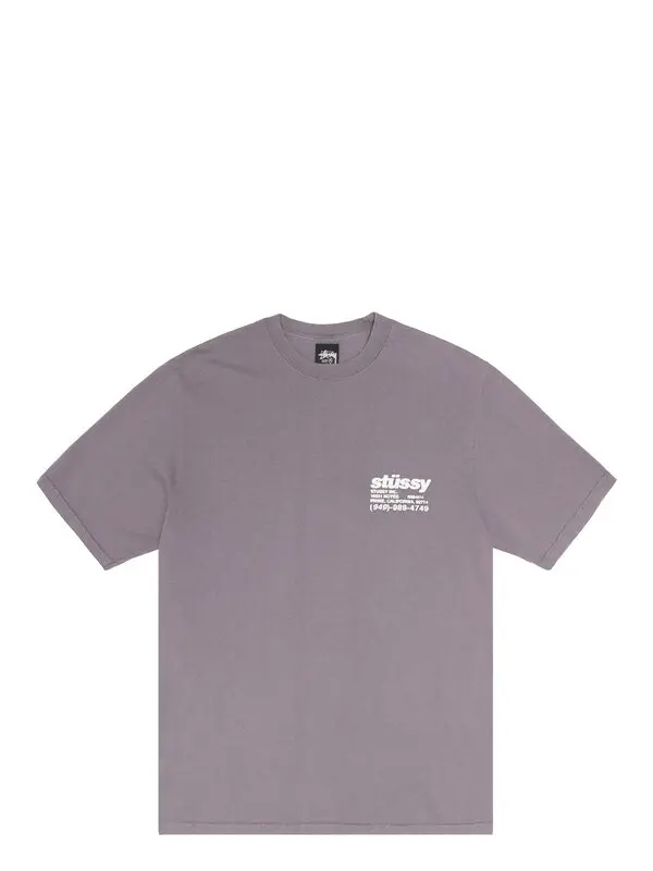 StÜssy Pigment Dyed Dna Tee 'shark - Purple