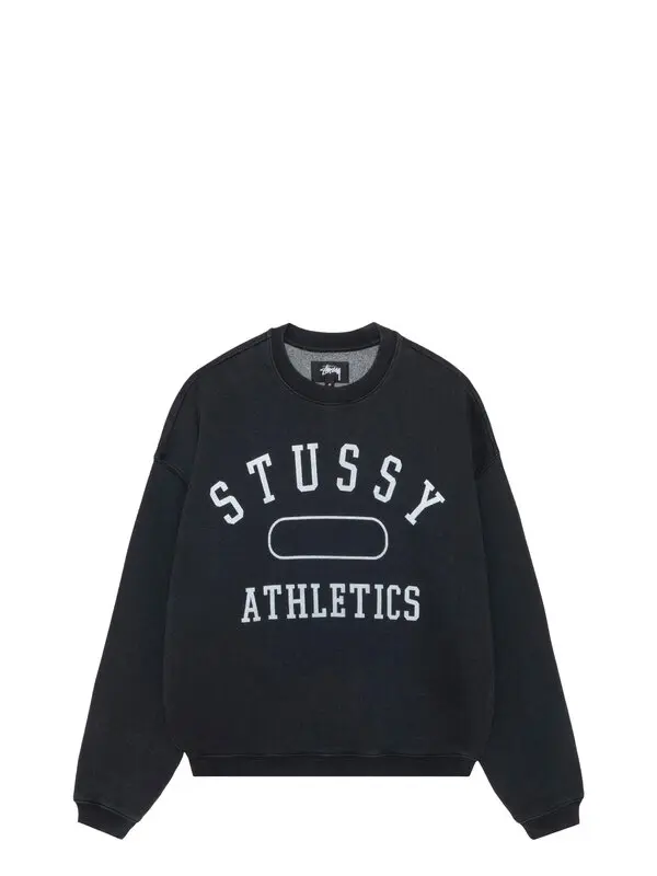 StÜssy Athletics Crew - Black