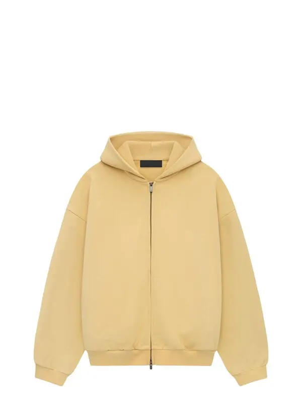 Fear Of God Heavy Fleece Full Zip Hoodie - Yellow