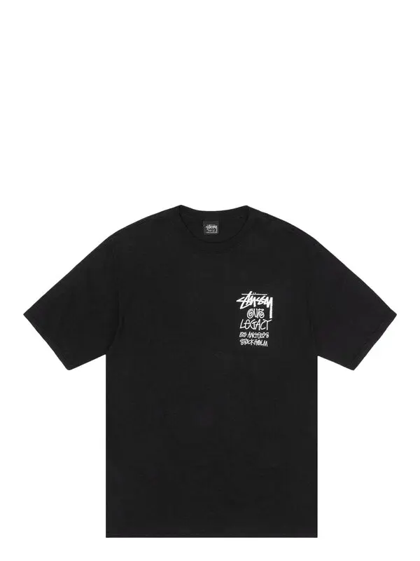 StÜssy X Our Legacy Work Shop 8 Ball Yin Yang Tee - Black