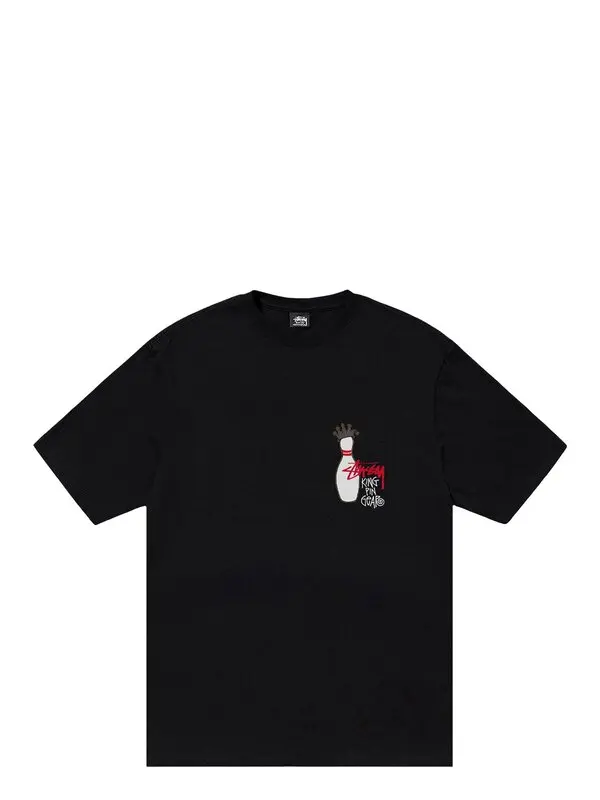 StÜssy Pigment Dyed Kingpin Tee - Black