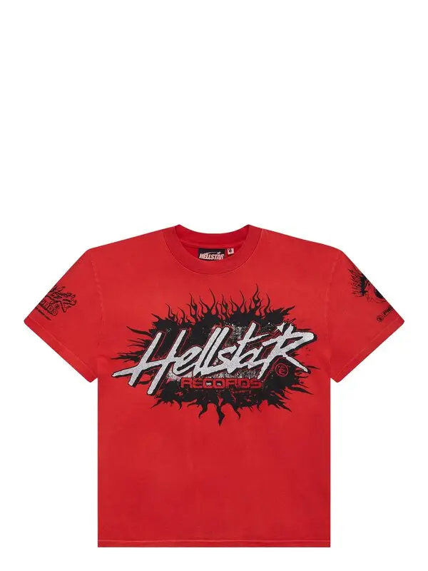 HELLSTAR Records T-shirt - Red
